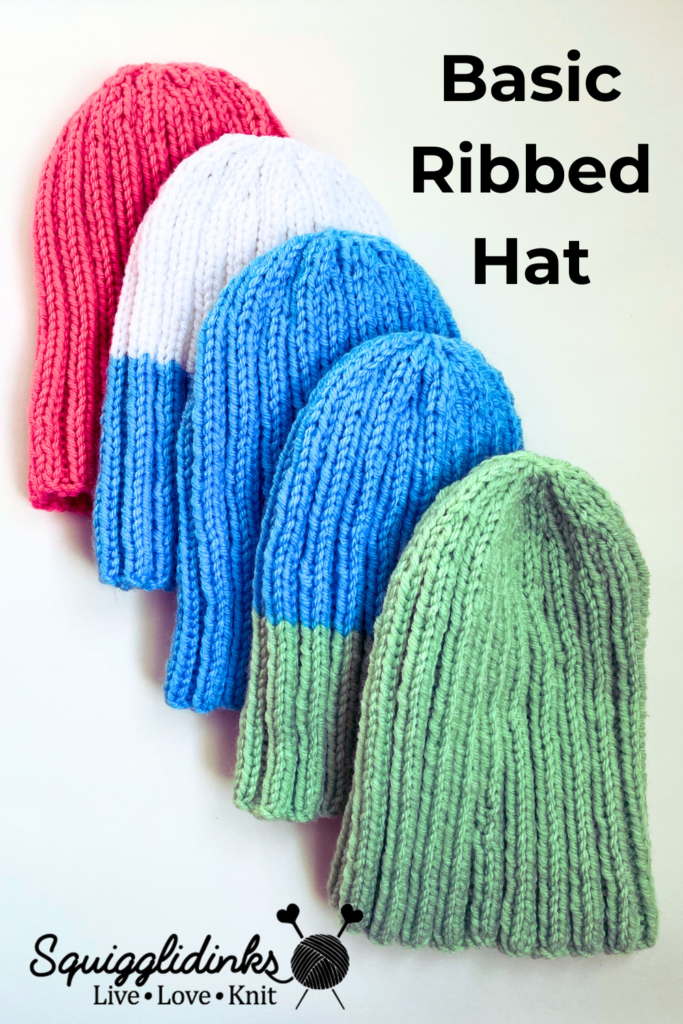 Basic Ribbed Hat – Squigglidinks
