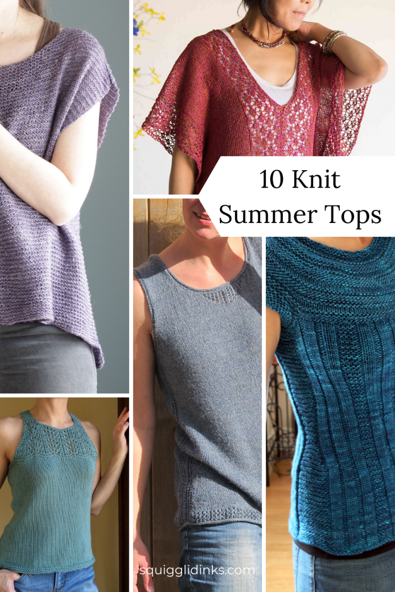 10 Knit Summer Tops – Squigglidinks